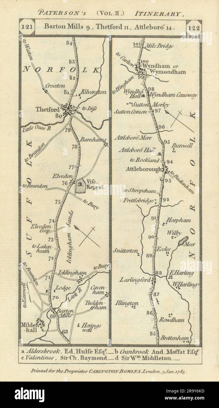 Mildenhall map hi-res stock photography and images - Alamy