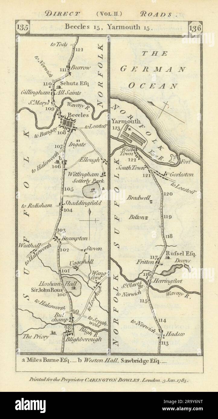 Map of great yarmouth hi-res stock photography and images - Alamy