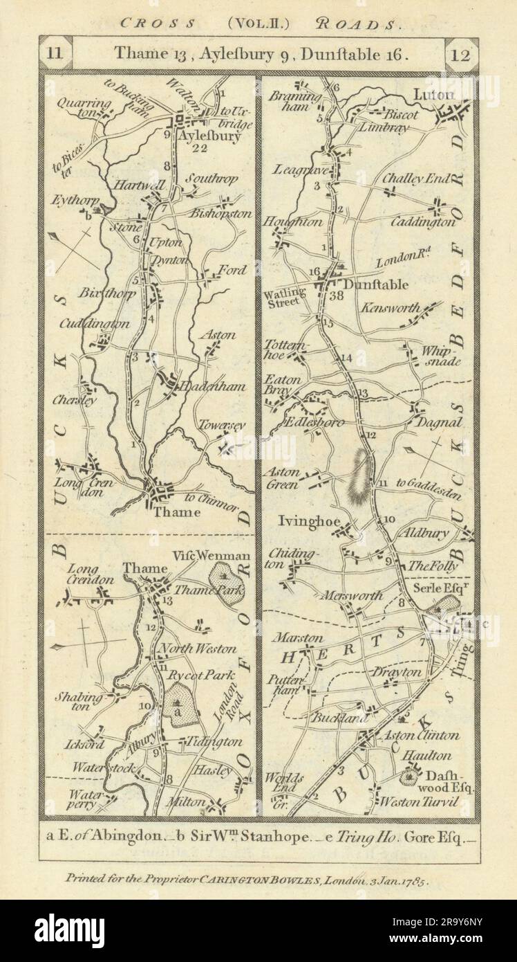Map of luton hi-res stock photography and images - Alamy