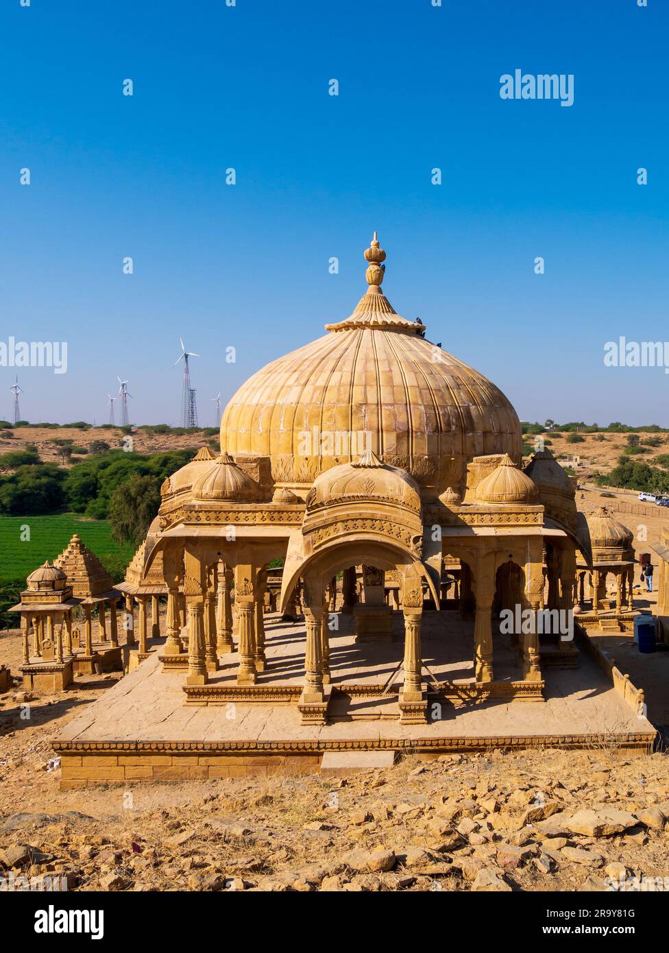 Jaisalmer, India - December 24, 2022: Bada Bagh or Barabag, famous ...