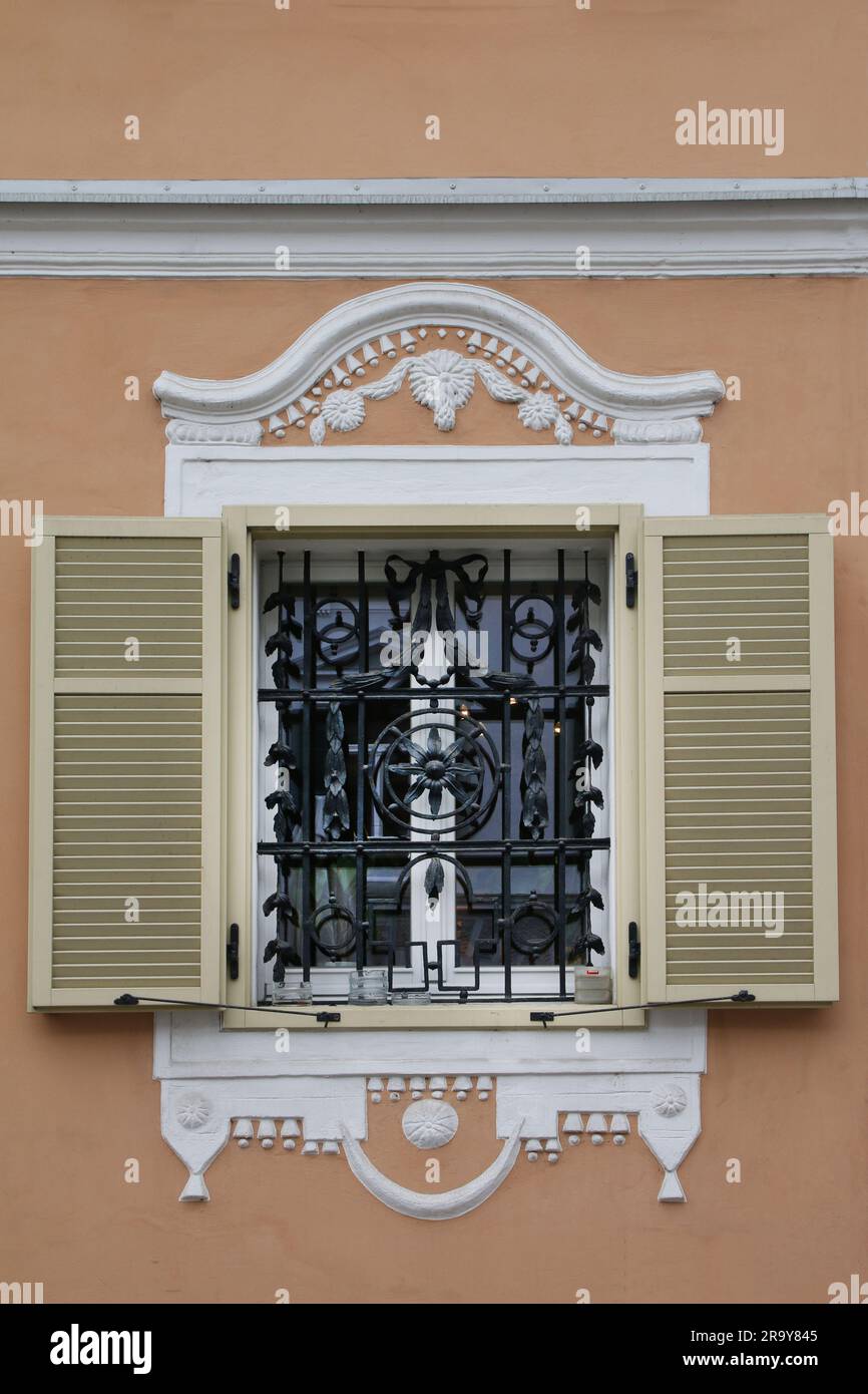 Decorative Window In The Center Of Birkfeld, Styria Stock Photo - Alamy