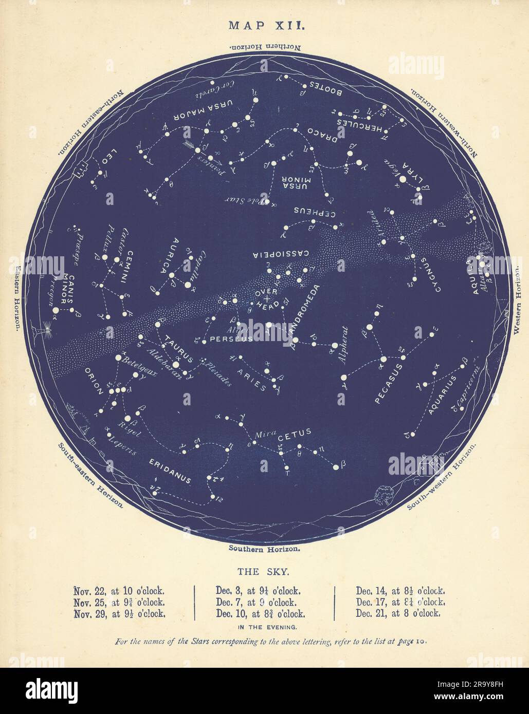 Star map astronomy hi-res stock photography and images - Alamy