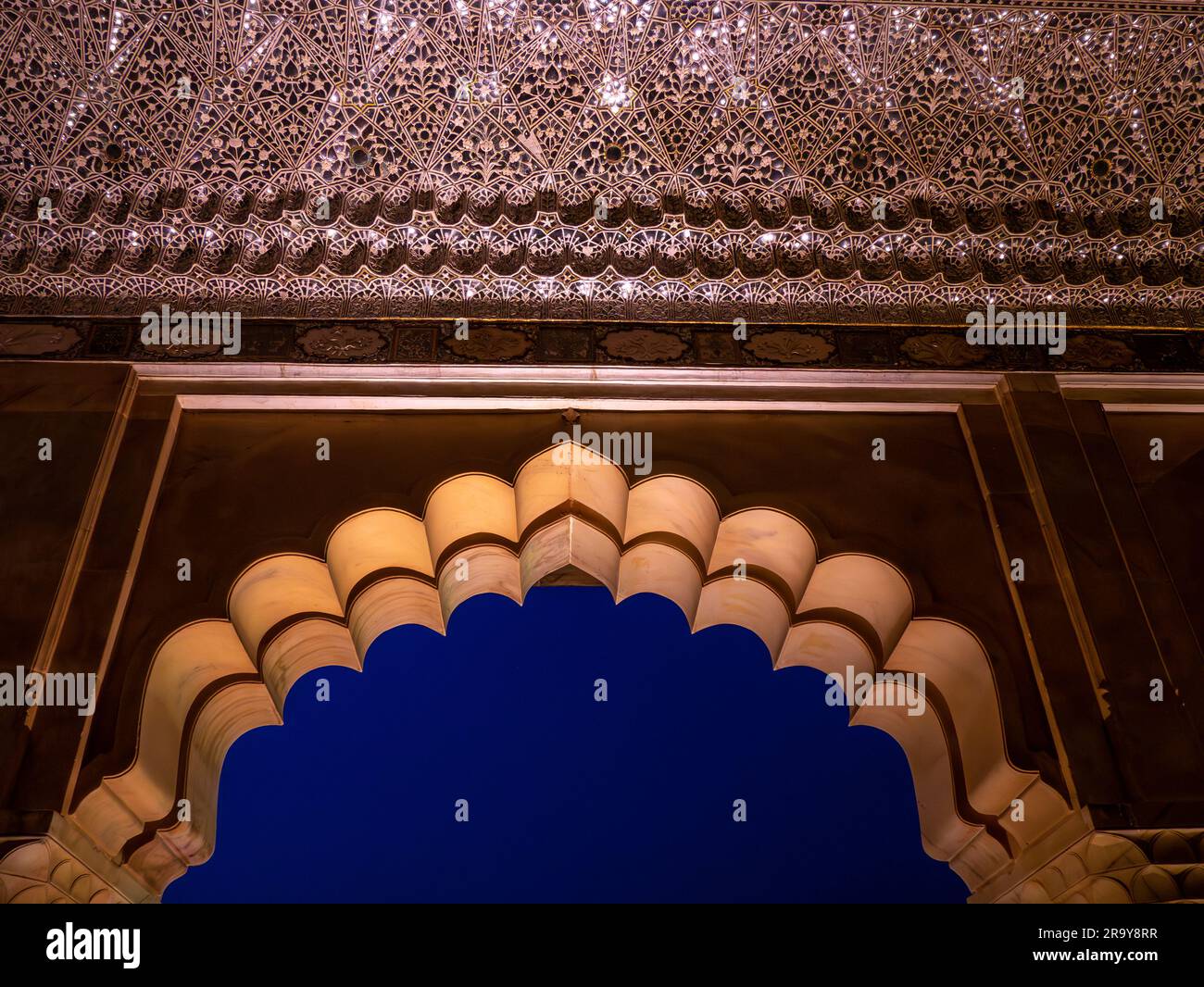 Jaipur, India - December 20, 2022: Interiors of Indian fort in Jaipur ...