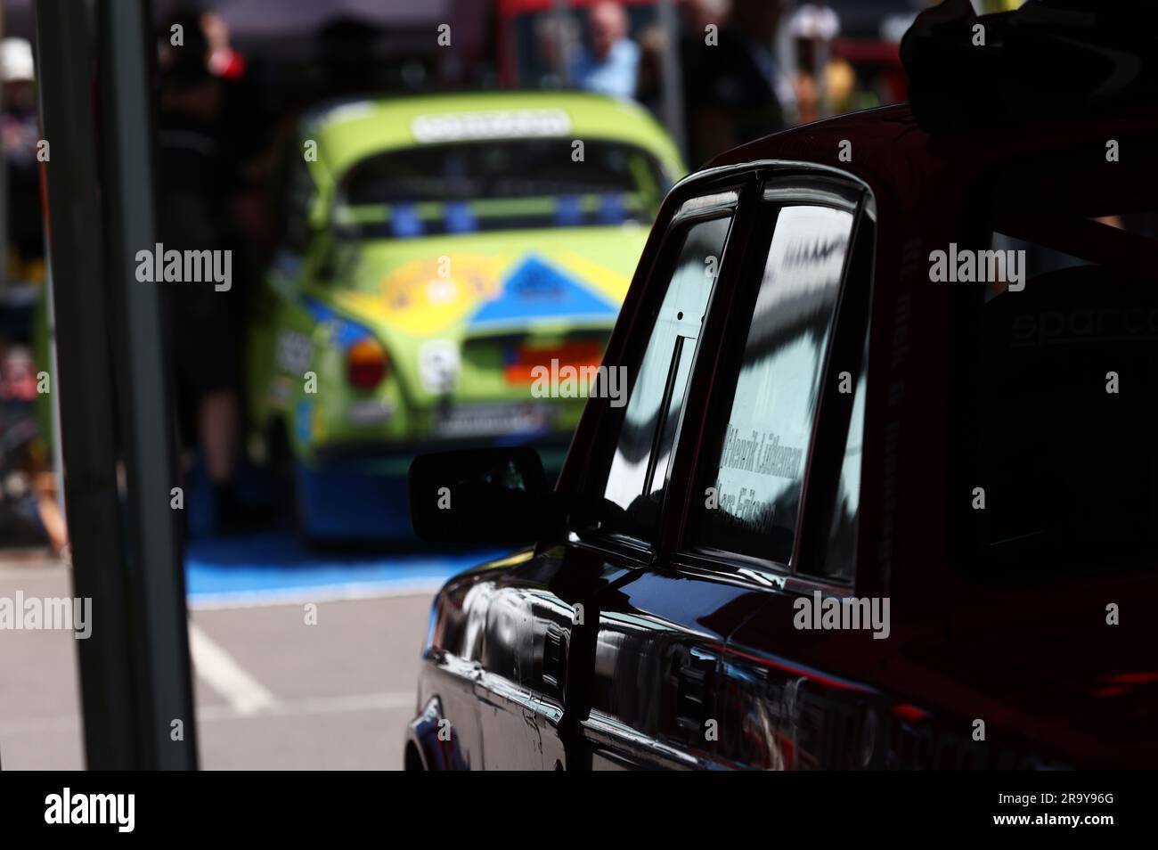 Depot before the KAK Midnattssolsrallyt (In english: Midnight Sun Rally ...