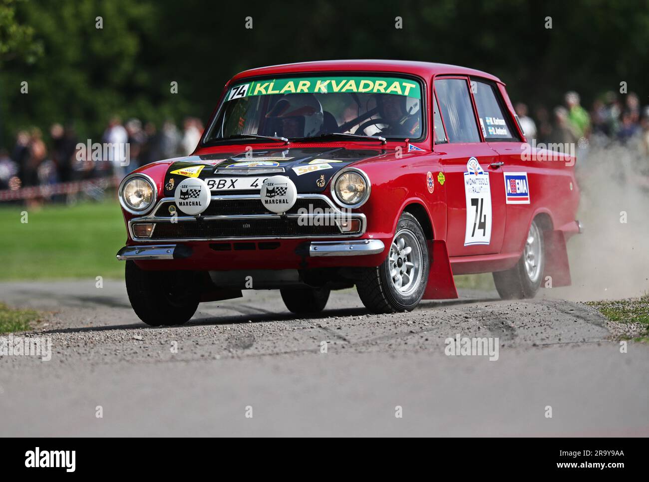 No 74 Magnus Karlsson, Östergyllen Rally Club, Ford Cortina Lotus ...