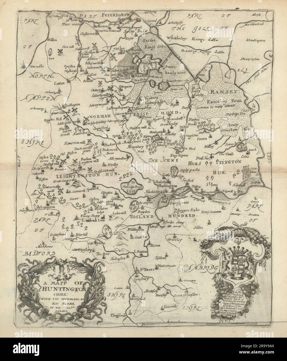 Old map huntington hi-res stock photography and images - Alamy