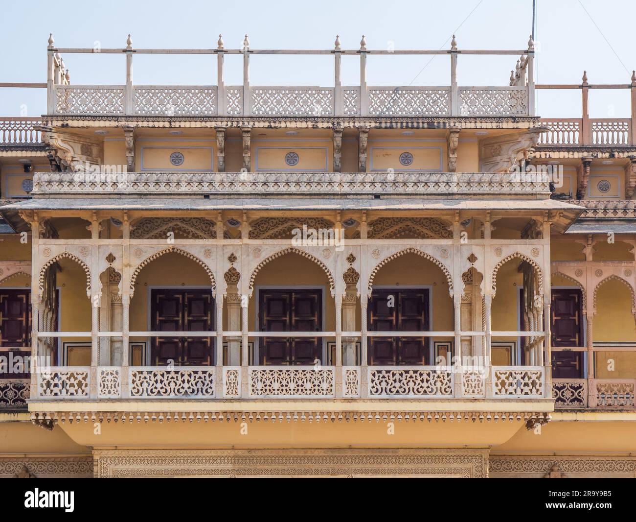 Mubarak mahal courtyard hi-res stock photography and images - Alamy
