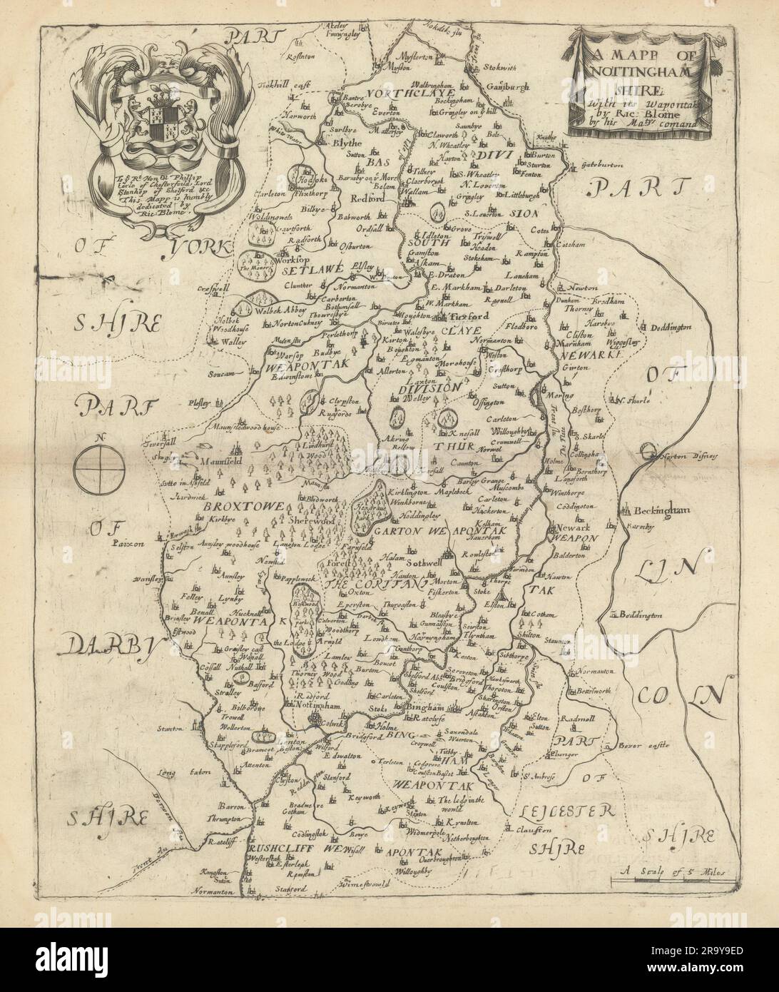 Nottingham nottinghamshire england map hi-res stock photography and ...