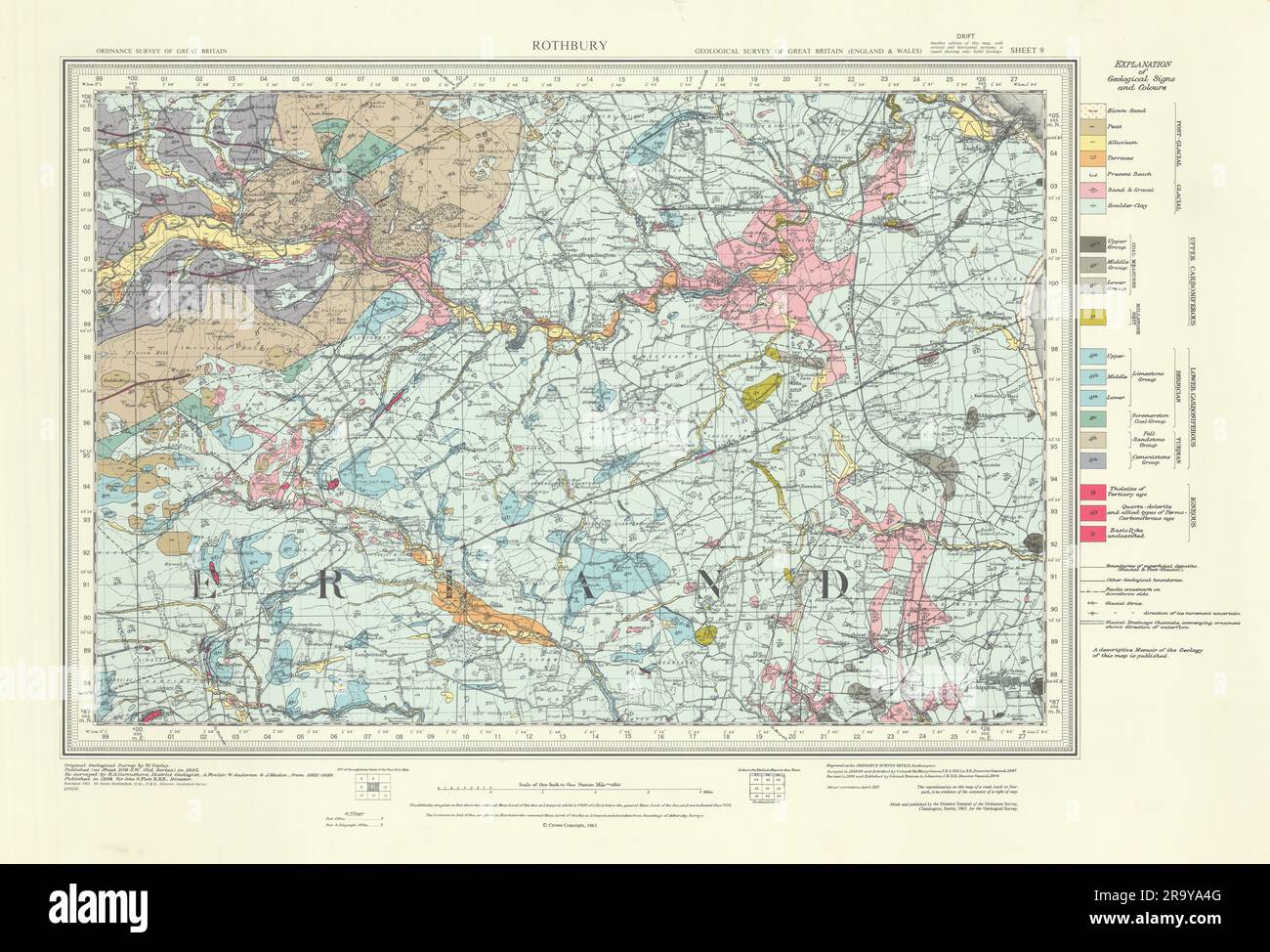 Rothbury geological survey sheet 9 Coquetdale Valley Simonside Hills ...