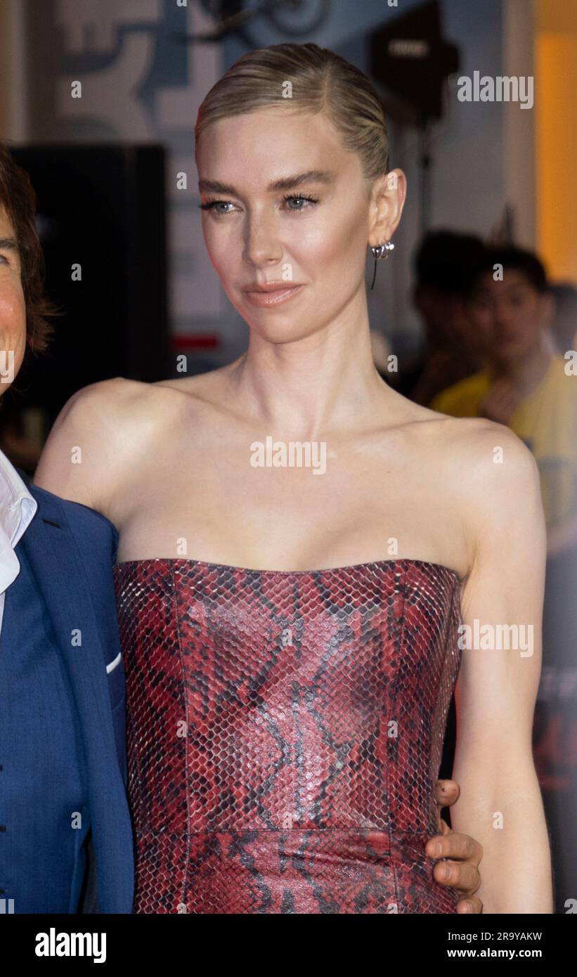 Seoul, South Korea. 29th June, 2023. Vanessa Kirby attends the red carpet for the film Mission ...