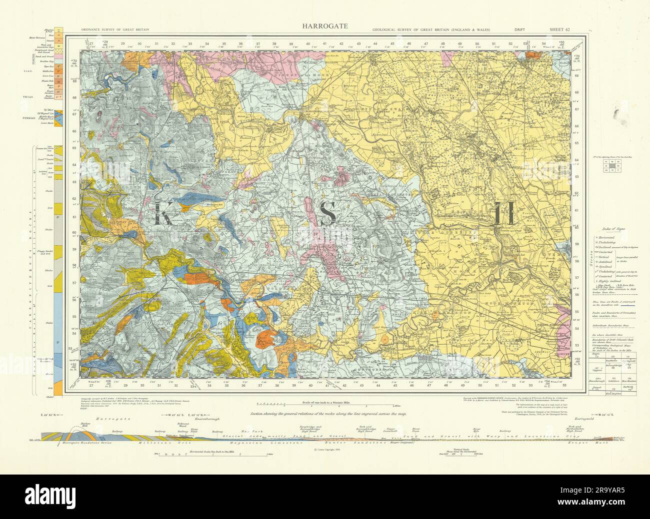 Map of harrogate hi-res stock photography and images - Alamy