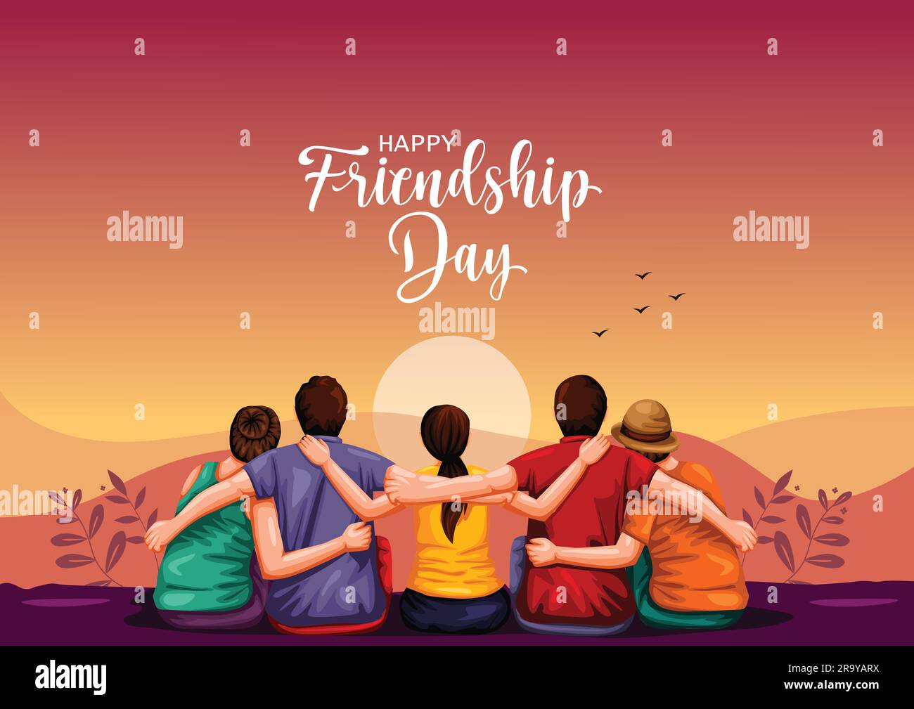 Sunset 2023 Stock Vector Images - Alamy