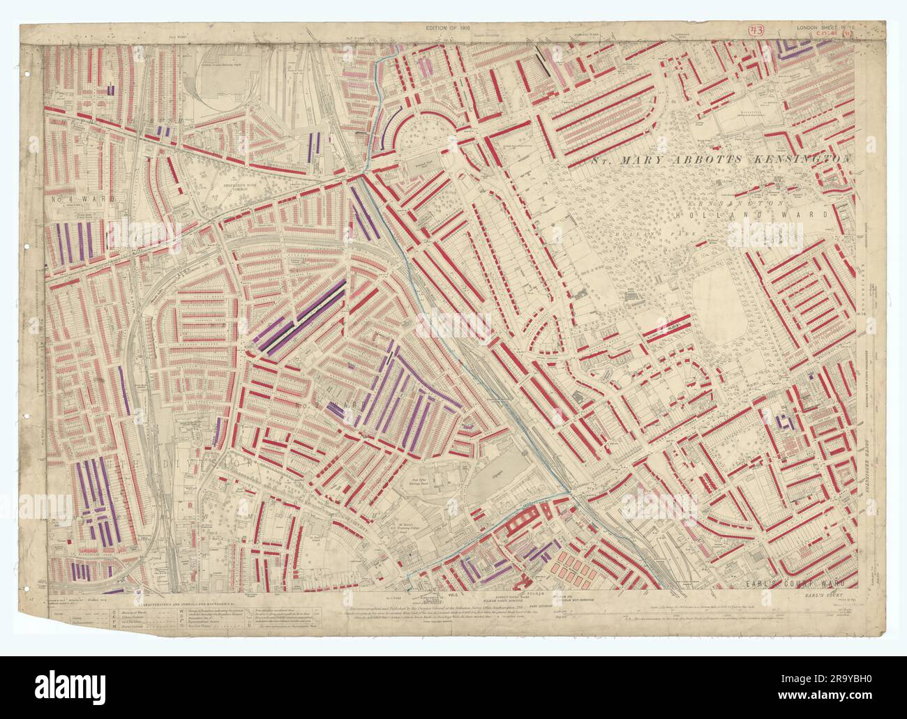 Charles booth's poverty map london hi-res stock photography and images ...