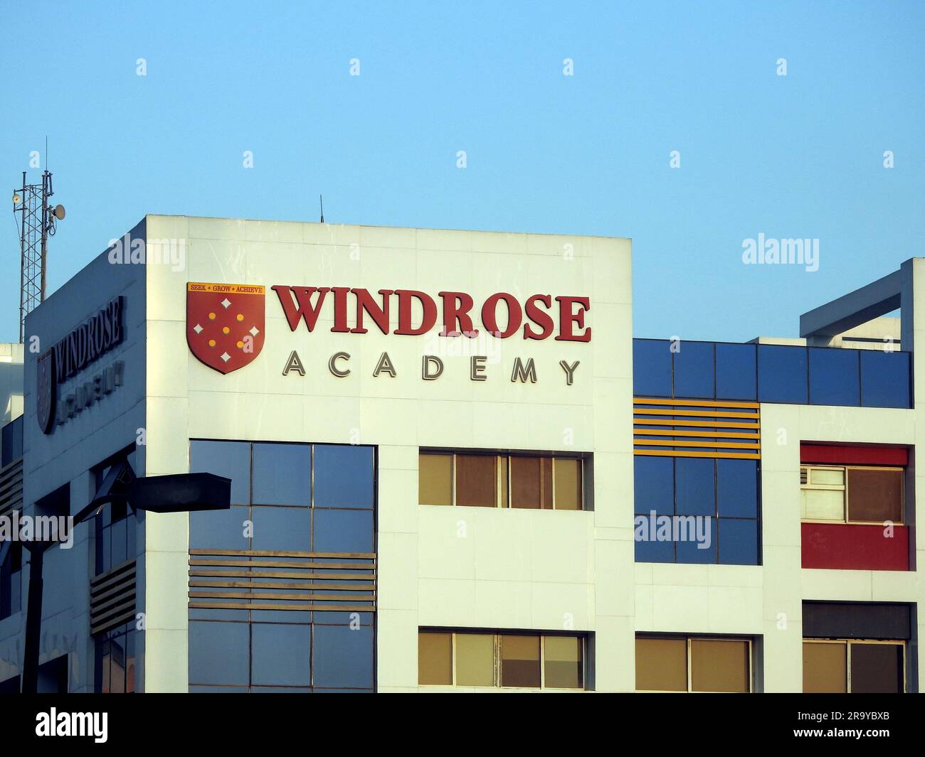 Cairo, Egypt, June 26 2023: Windrose Academy Egypt campus, British ...