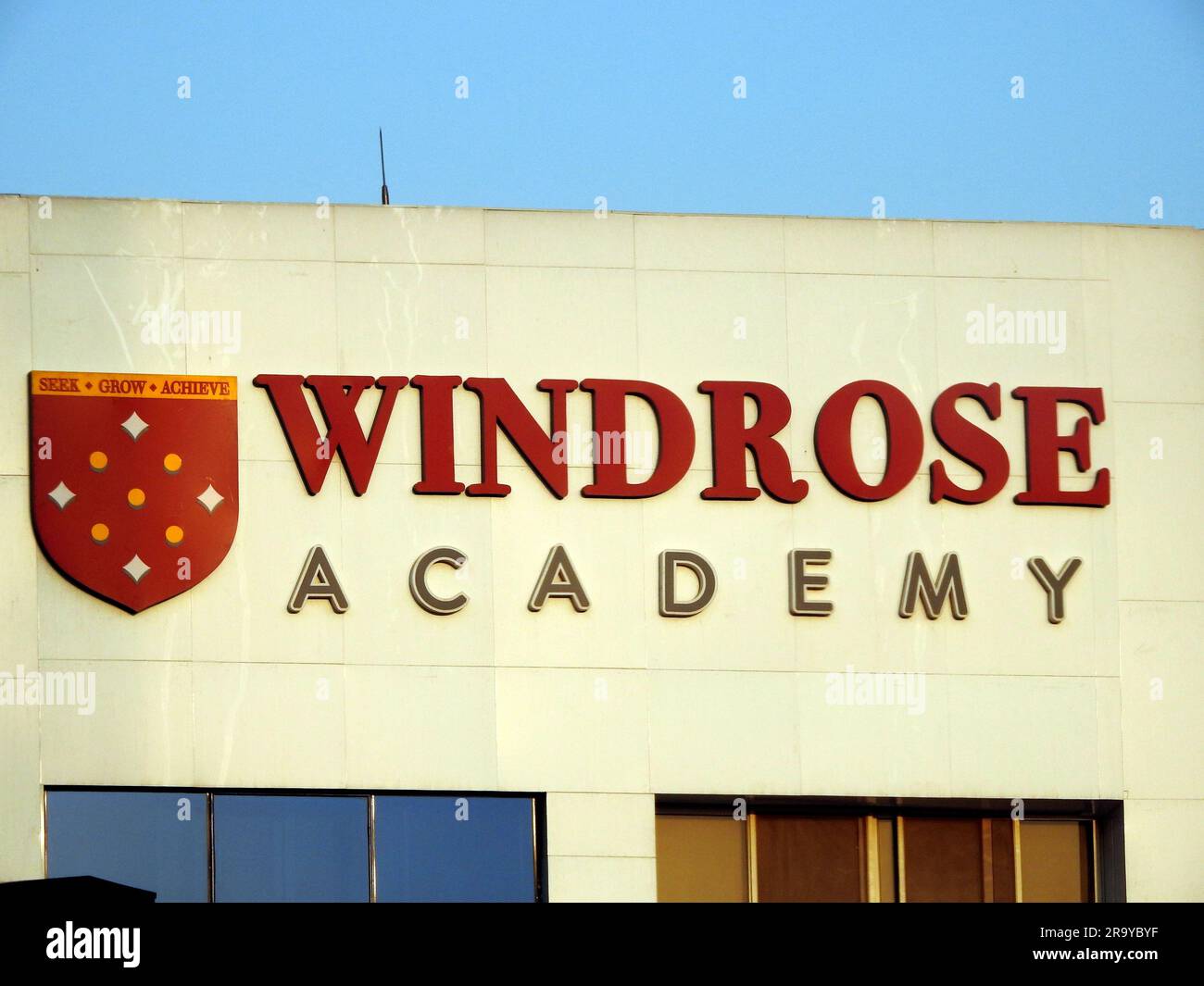 Cairo, Egypt, June 26 2023: Windrose Academy Egypt campus, British ...