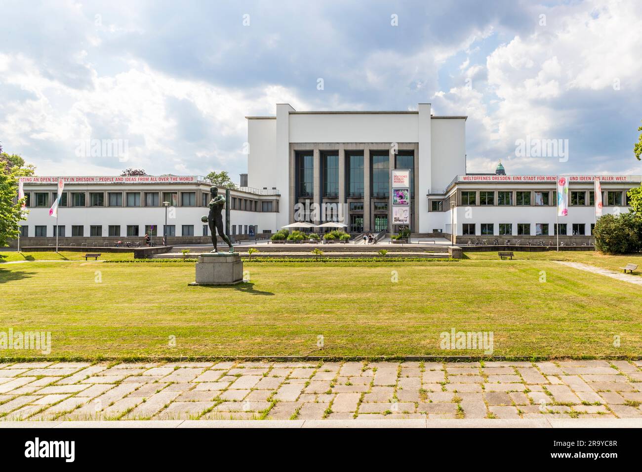 German Hygiene Museum in Dresden, Germany. The Building from 1930 is ...