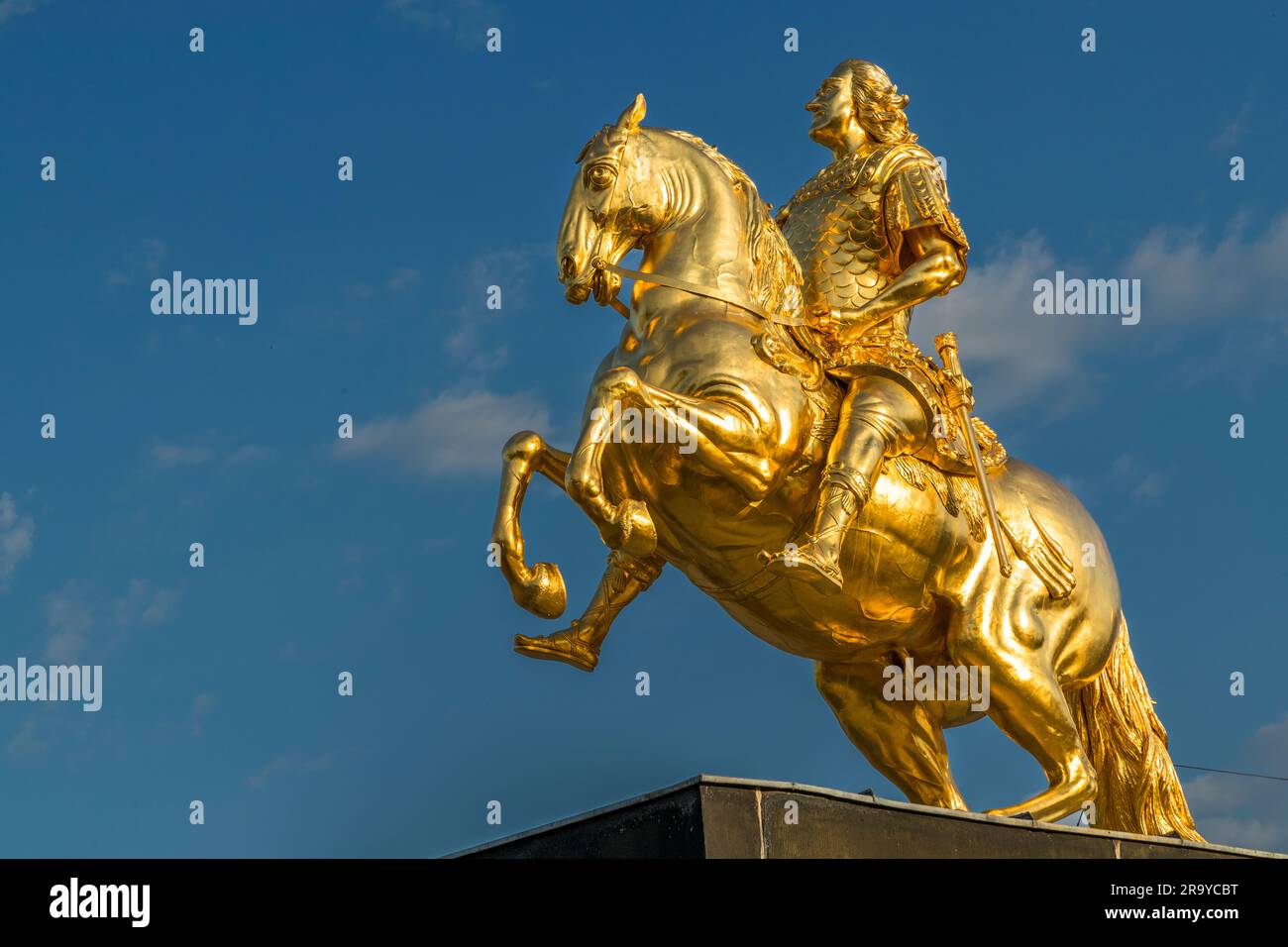 Golden Horseman, August the Strong on horseback, King of Poland, Grand ...
