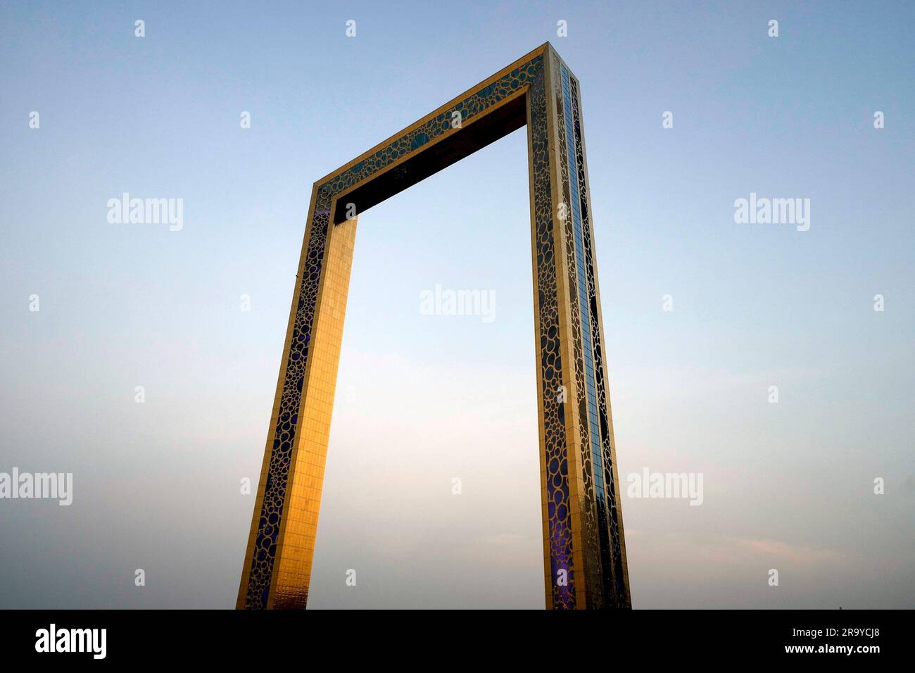 The Dubai Frame is seen in Dubai, United Arab Emirates, Thursday, June ...