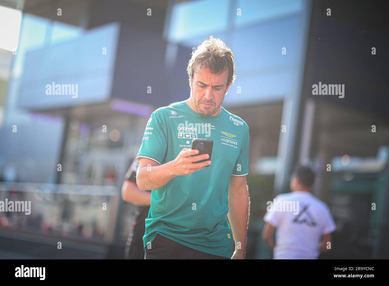 #14 Fernando Alonso, (ESP) Aramco Aston Martin Mercedes during the ...