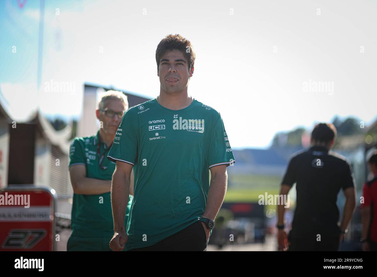 #18 Lance Stroll, (CND) Aramco Aston Martin Mercedes during the ...
