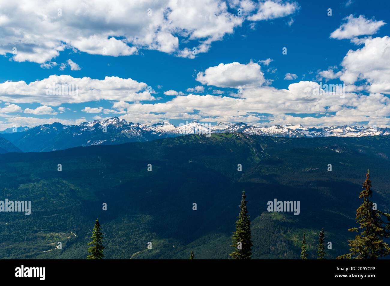 Revelstoke viewpoint mount revelstoke national hi-res stock photography ...