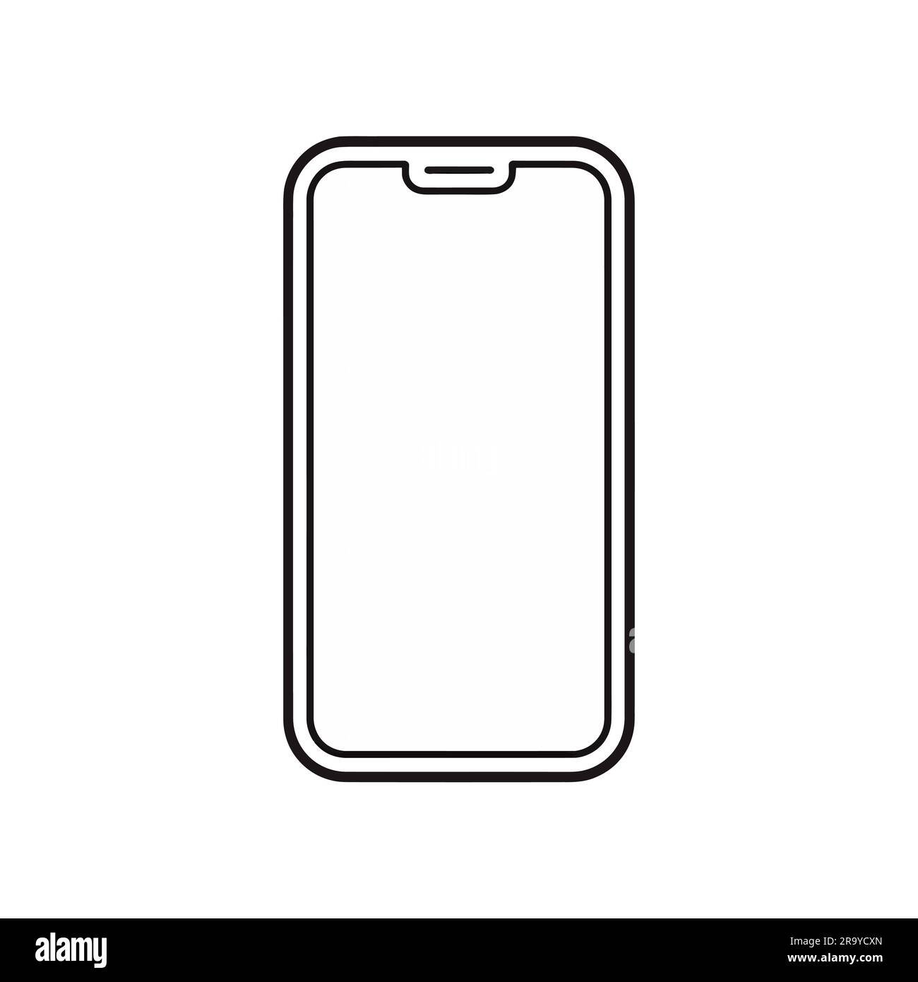 Phone icon simple on white background. Vector illustration Stock Vector ...