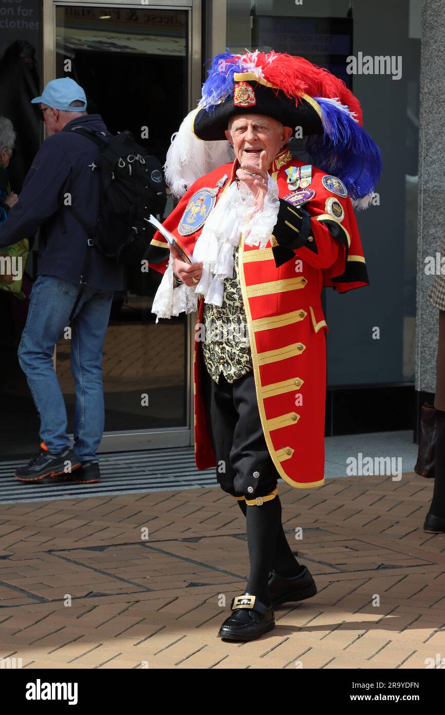 Town crier with scroll hi-res stock photography and images - Alamy