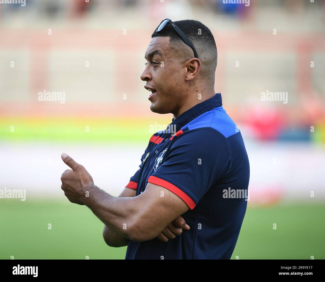 Hull, England - 23rd June 2023 - Wakefield Trinity's Reece Lyne. Rugby ...