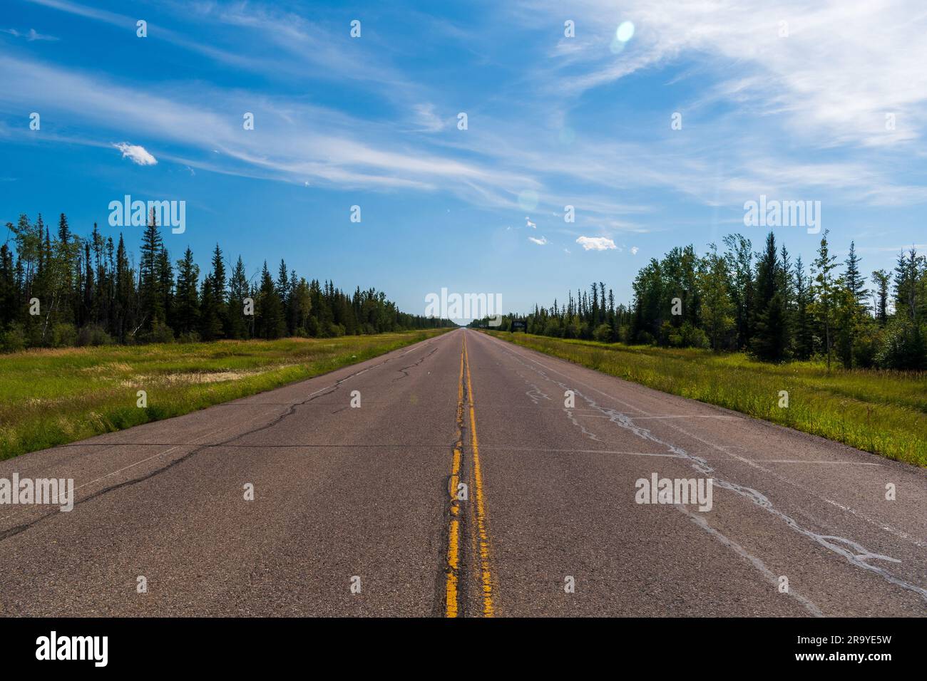 Mackenzie Highway in Northwest Territories, Canada Stock Photo - Alamy