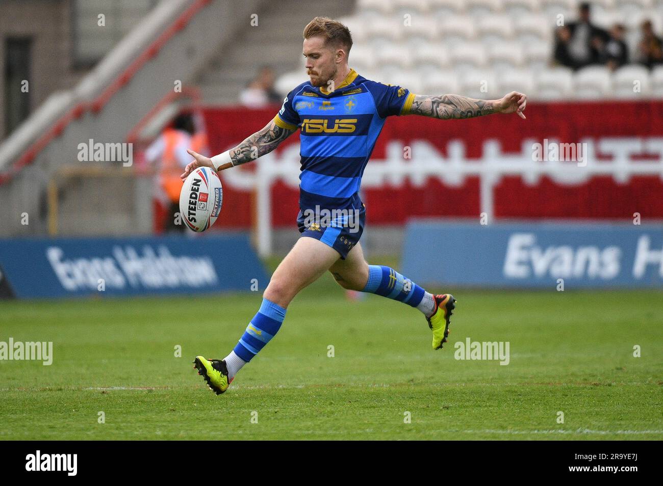Hull, England - 23rd June 2023 - Wakefield Trinity's Morgan Smith in ...