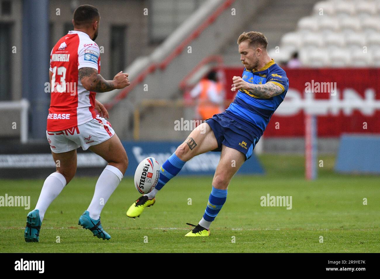 Hull, England - 23rd June 2023 - Wakefield Trinity's Morgan Smith in ...