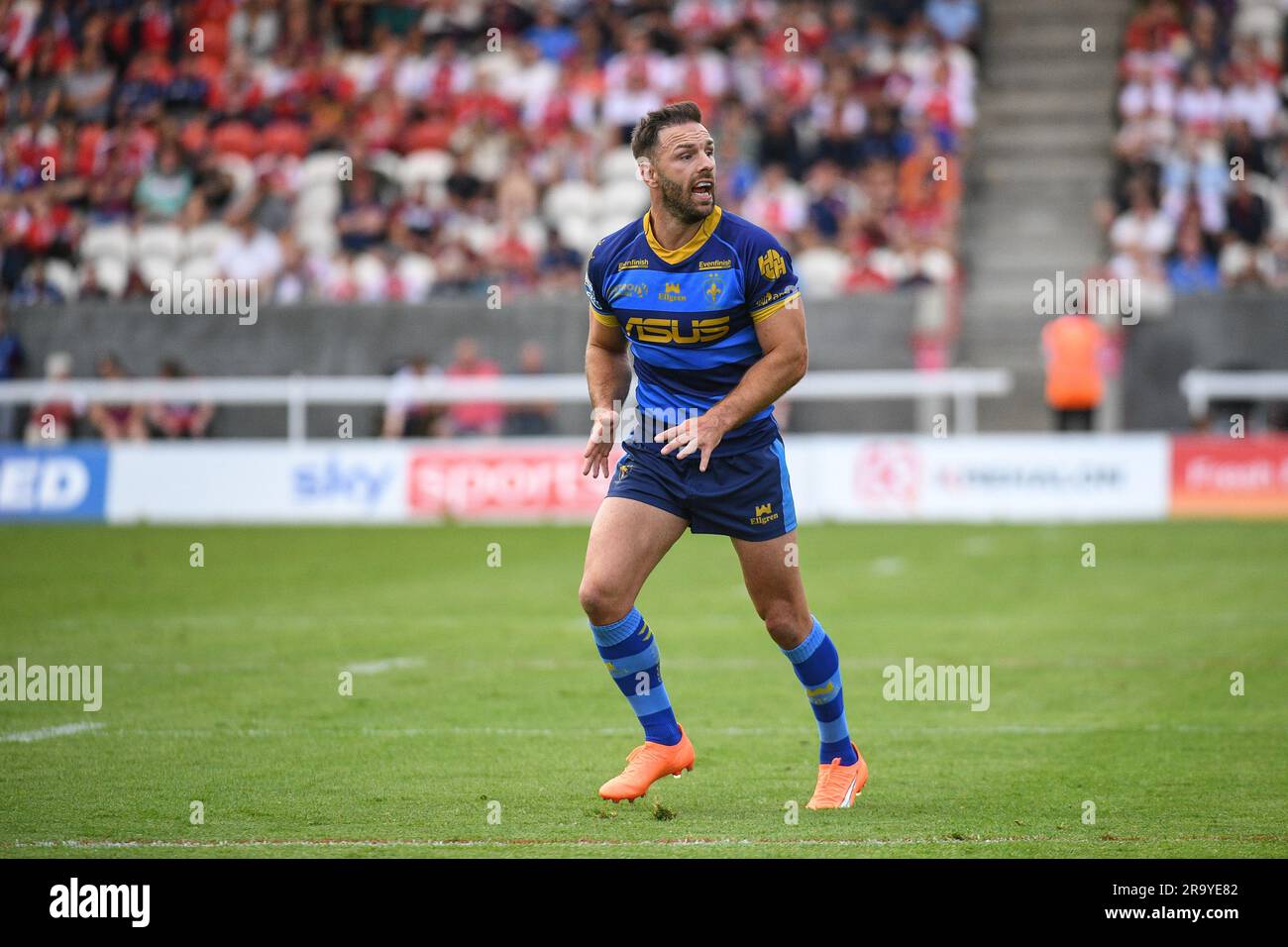 Hull, England - 23rd June 2023 - Wakefield Trinity's Luke Gale on debut ...