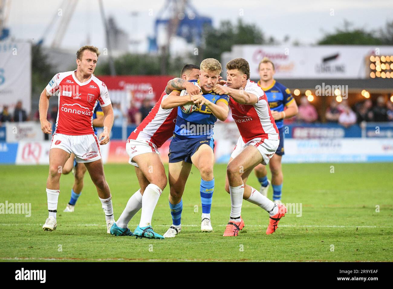 Hull, England - 23rd June 2023 - Wakefield Trinity's Harry Bowes in ...