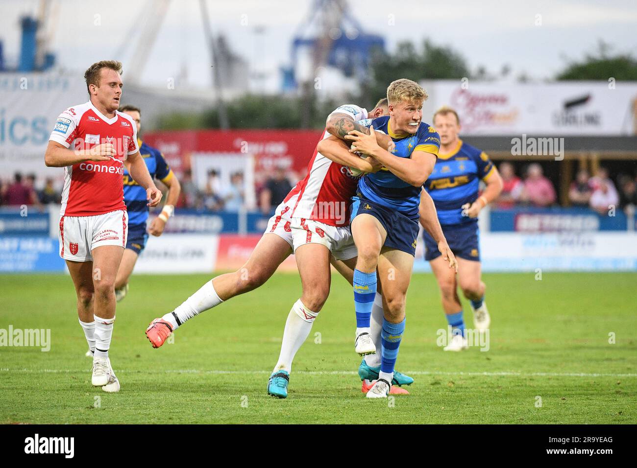 Hull, England - 23rd June 2023 - Wakefield Trinity's Harry Bowes in ...