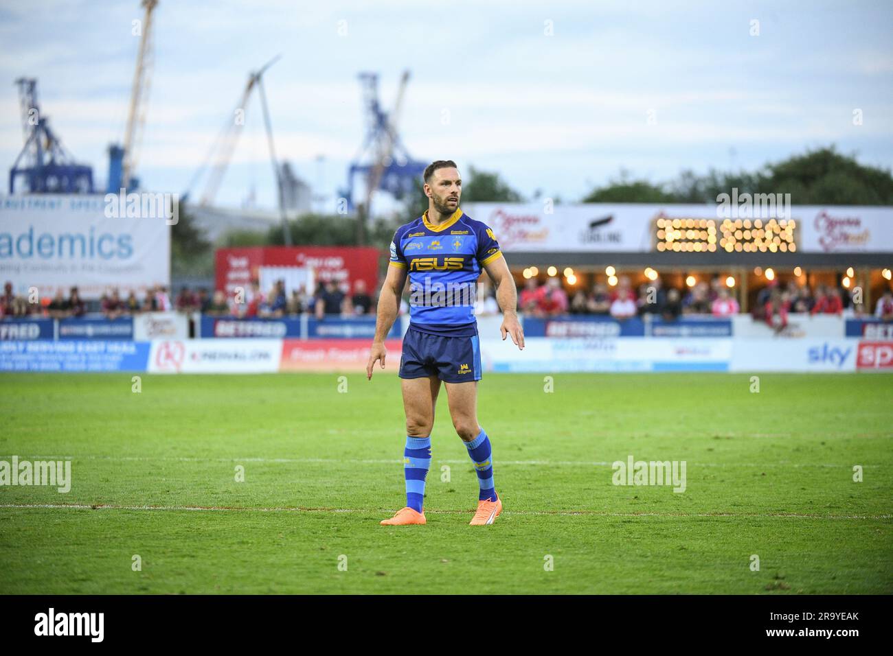 Hull, England - 23rd June 2023 - Wakefield Trinity's Luke Gale on debut ...