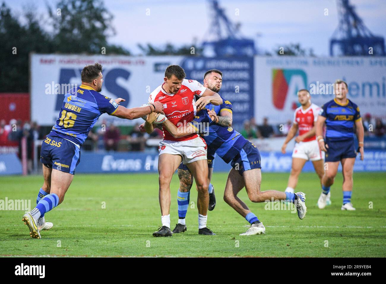 Hull, England - 23rd June 2023 - Louis Senior (23) of Hull Kingston ...
