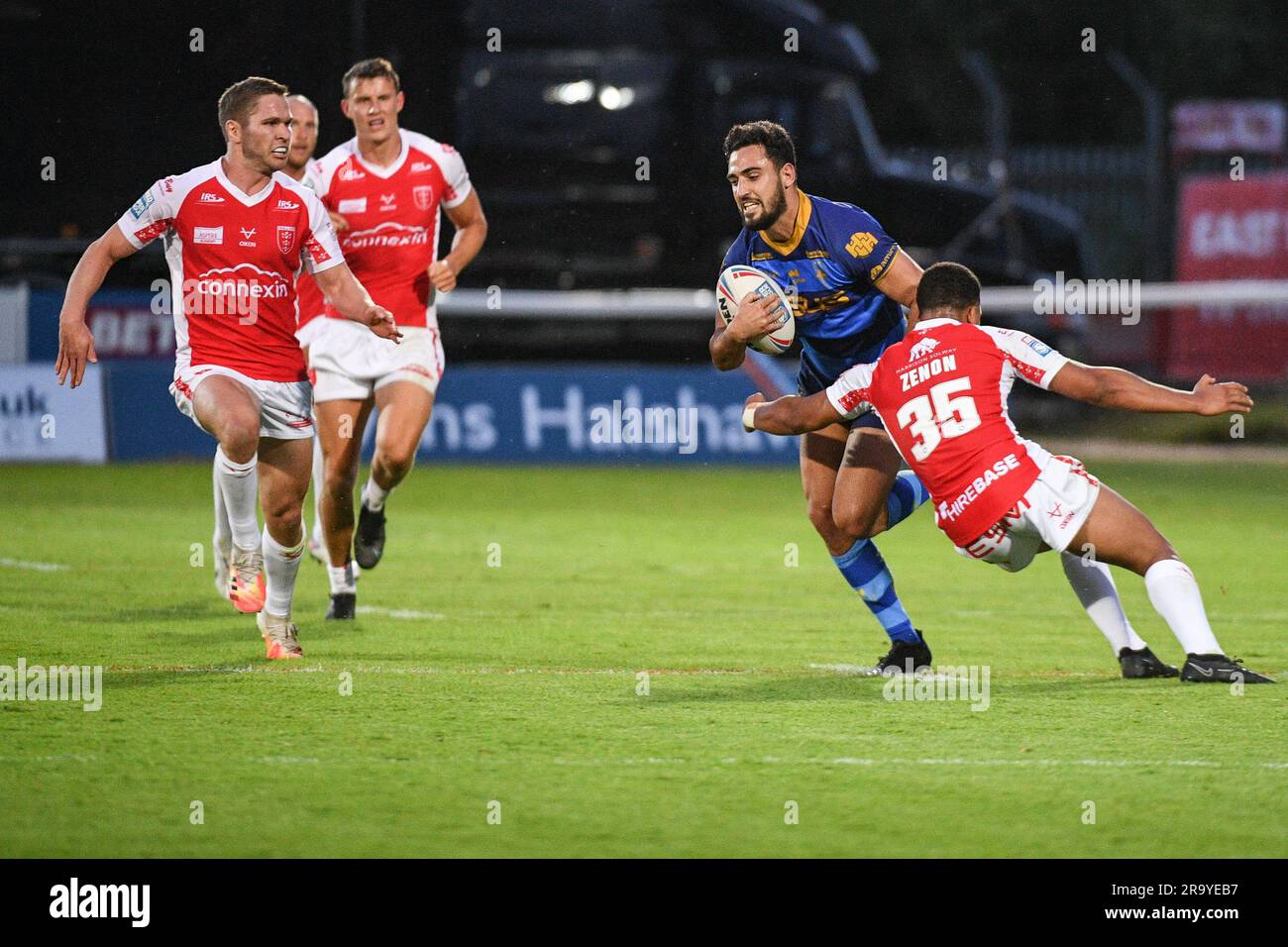 Hull, England - 23rd June 2023 - Wakefield Trinity's Romain Franco ...