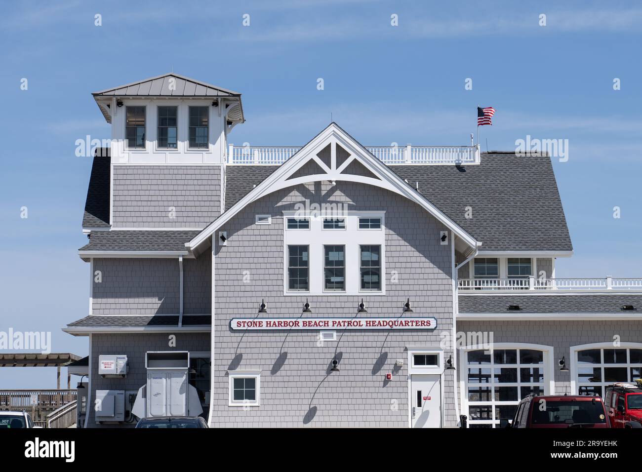 Stone Harbor, NJ - May 25, 2023: Stone Harbor Beach Patrol Headquarters Stock Photo - Alamy
