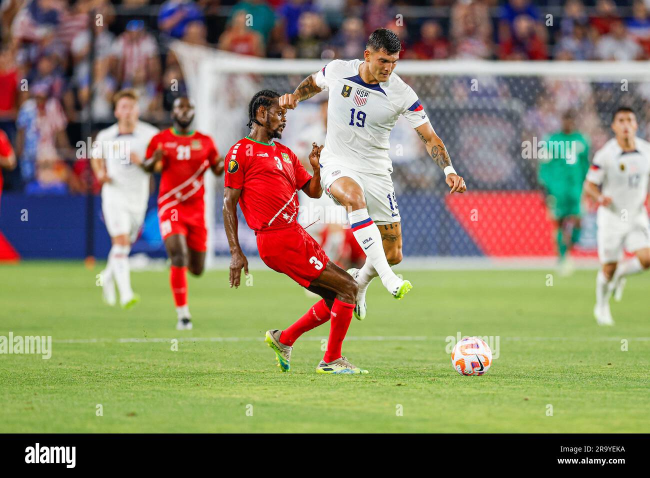 St. Louis, MO. USA; during a CONCACAF Gold Cup match on Wednesday, June ...