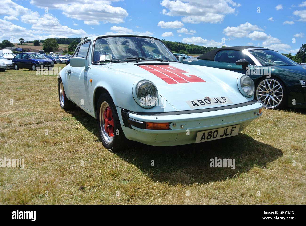A 1984 Porsche Carrera parked on display at the 47th Historic Vehicle ...