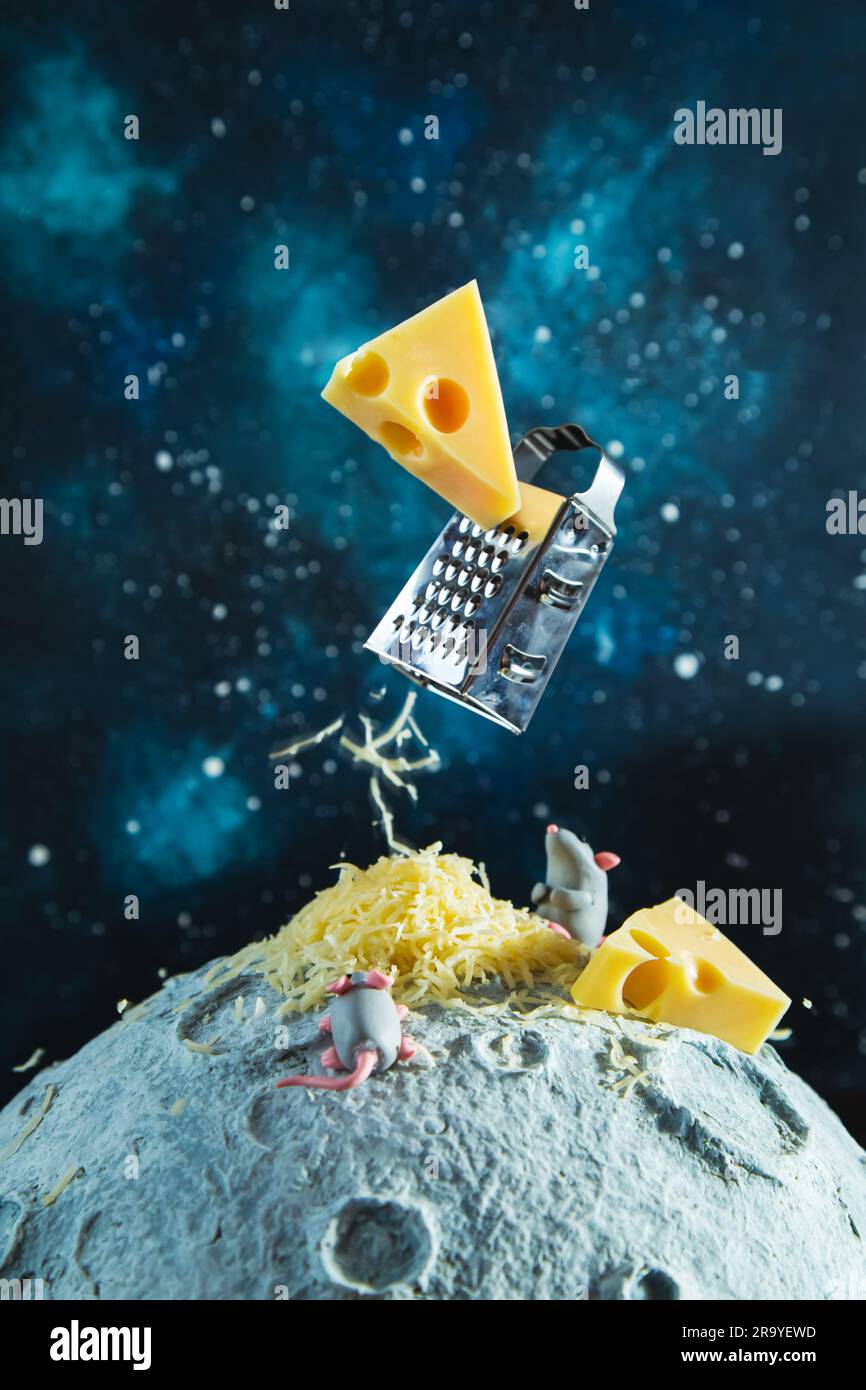 Moon made of cheese hi-res stock photography and images - Alamy