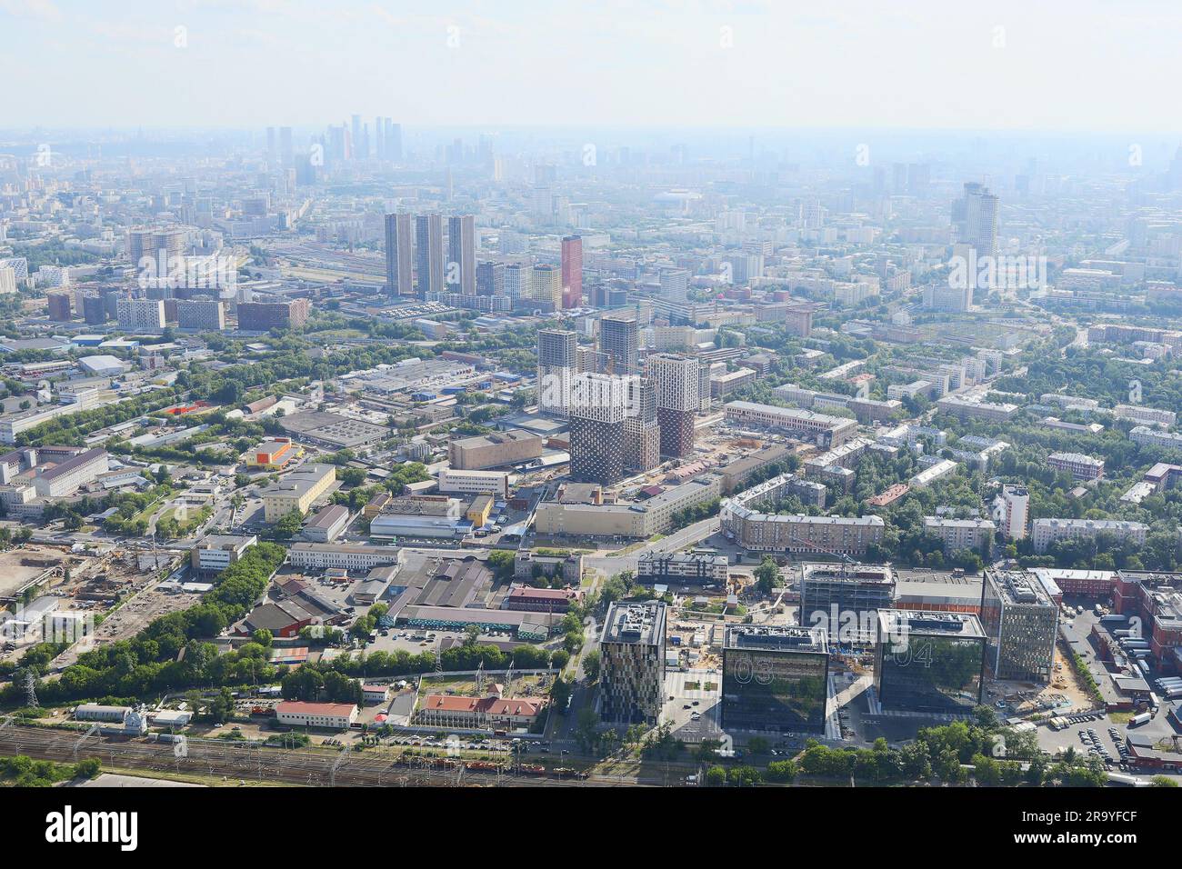 Aerial view of moscow hi-res stock photography and images - Alamy