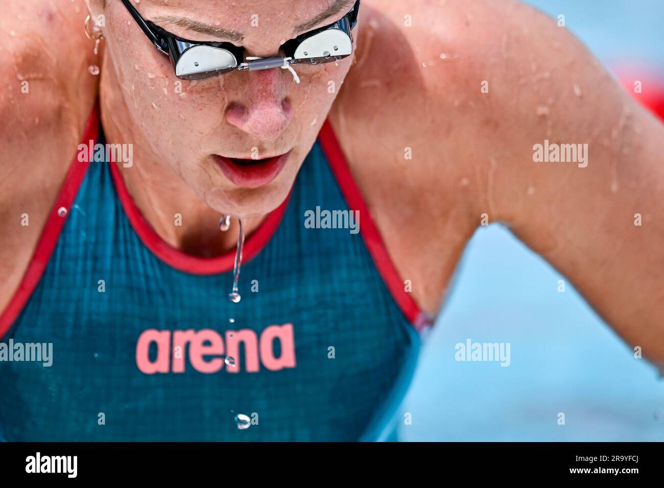 Sarah Sjostrom of SWE competes in the 100m Freestyle Women Heats during ...