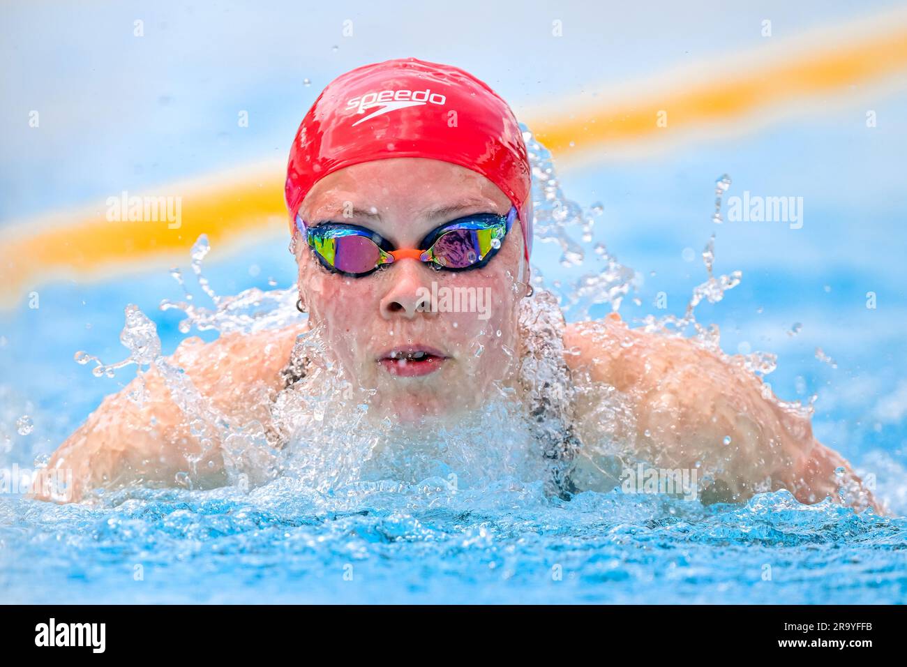 Katie Shanahan of Great Britain competes in the 400m Individual Medley ...