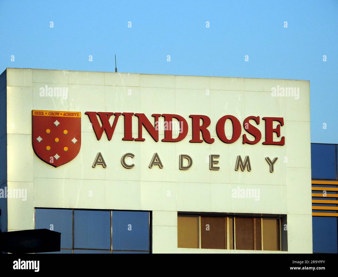 Cairo, Egypt, June 26 2023: Windrose Academy Egypt campus, British ...