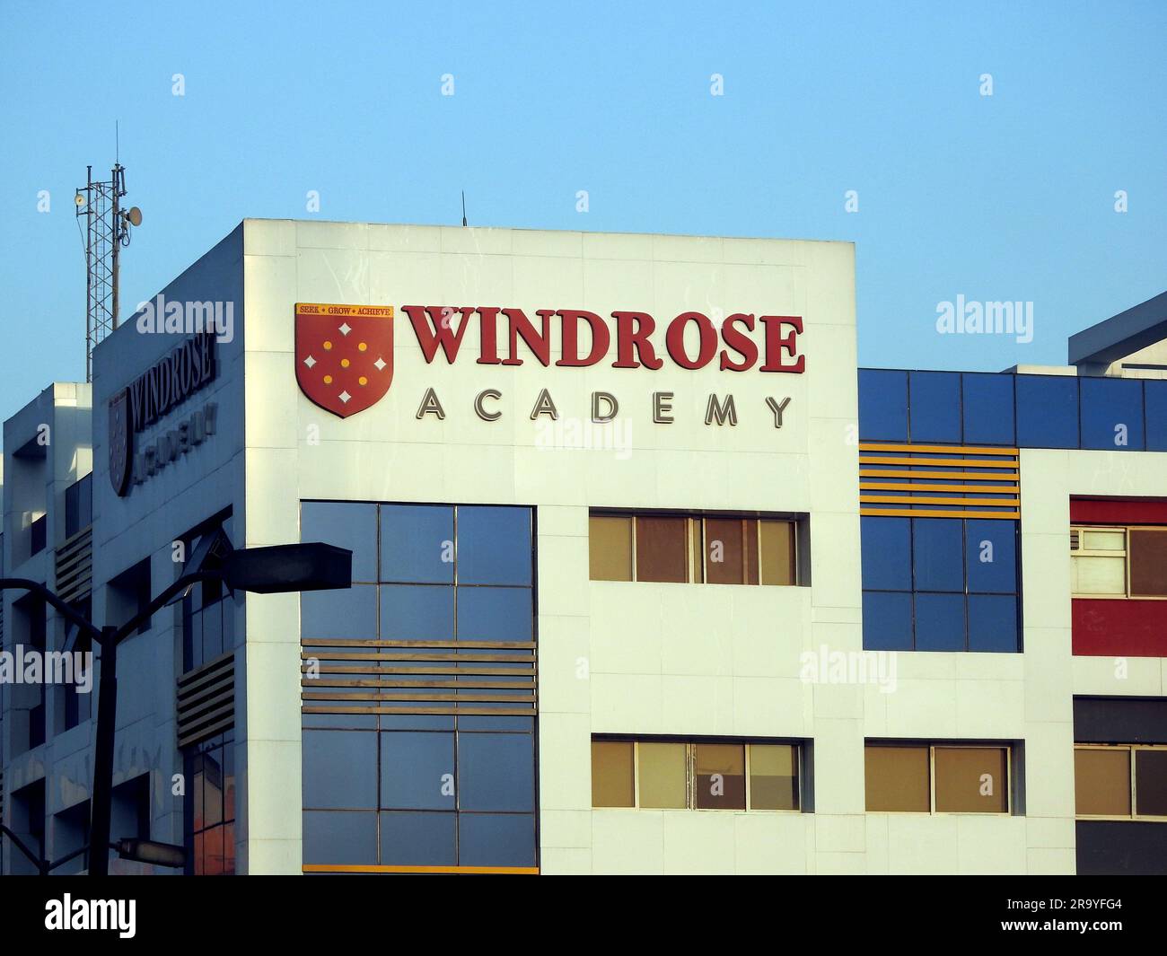 Cairo, Egypt, June 26 2023: Windrose Academy Egypt campus, British ...