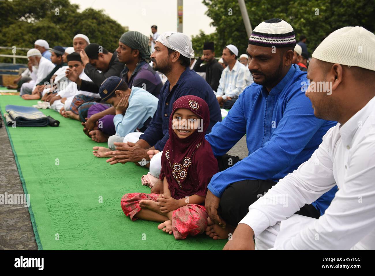 Kolkata, India. 29th June, 2023. Indian Muslims attend the Eid al-Adha ...