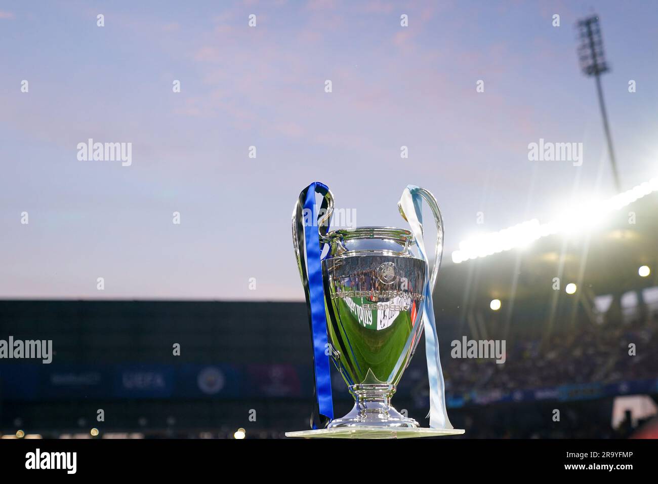 Istanbul, Turkey. 10th June, 2023. UCL trophy prior to the UEFA ...