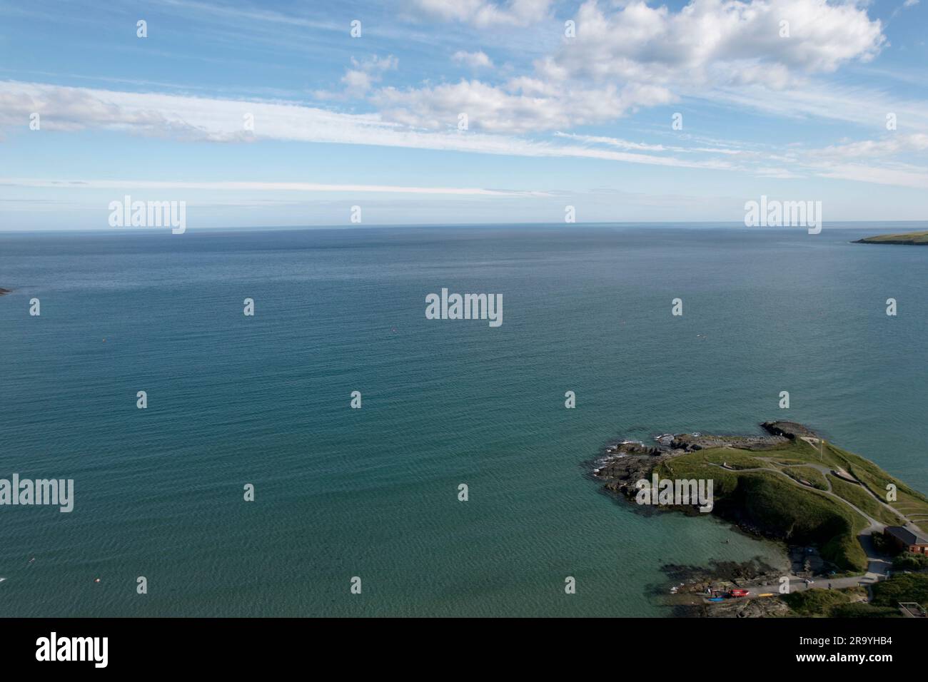A picturesque scene featuring the coastal town in Inchydoney Island ...