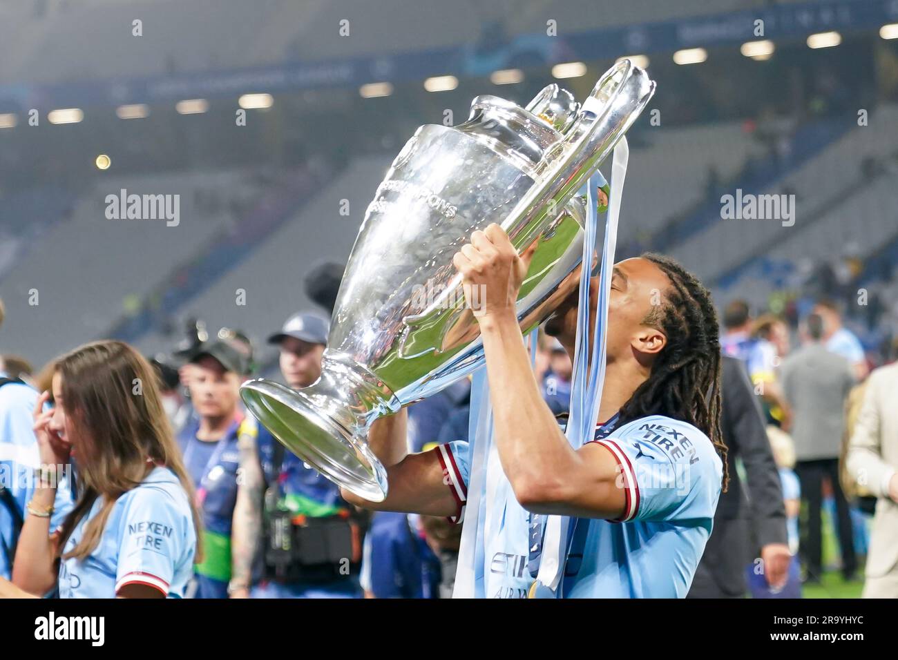 Istanbul, Turkey. 10th June, 2023. Nathan Ake (6 Manchester City ...